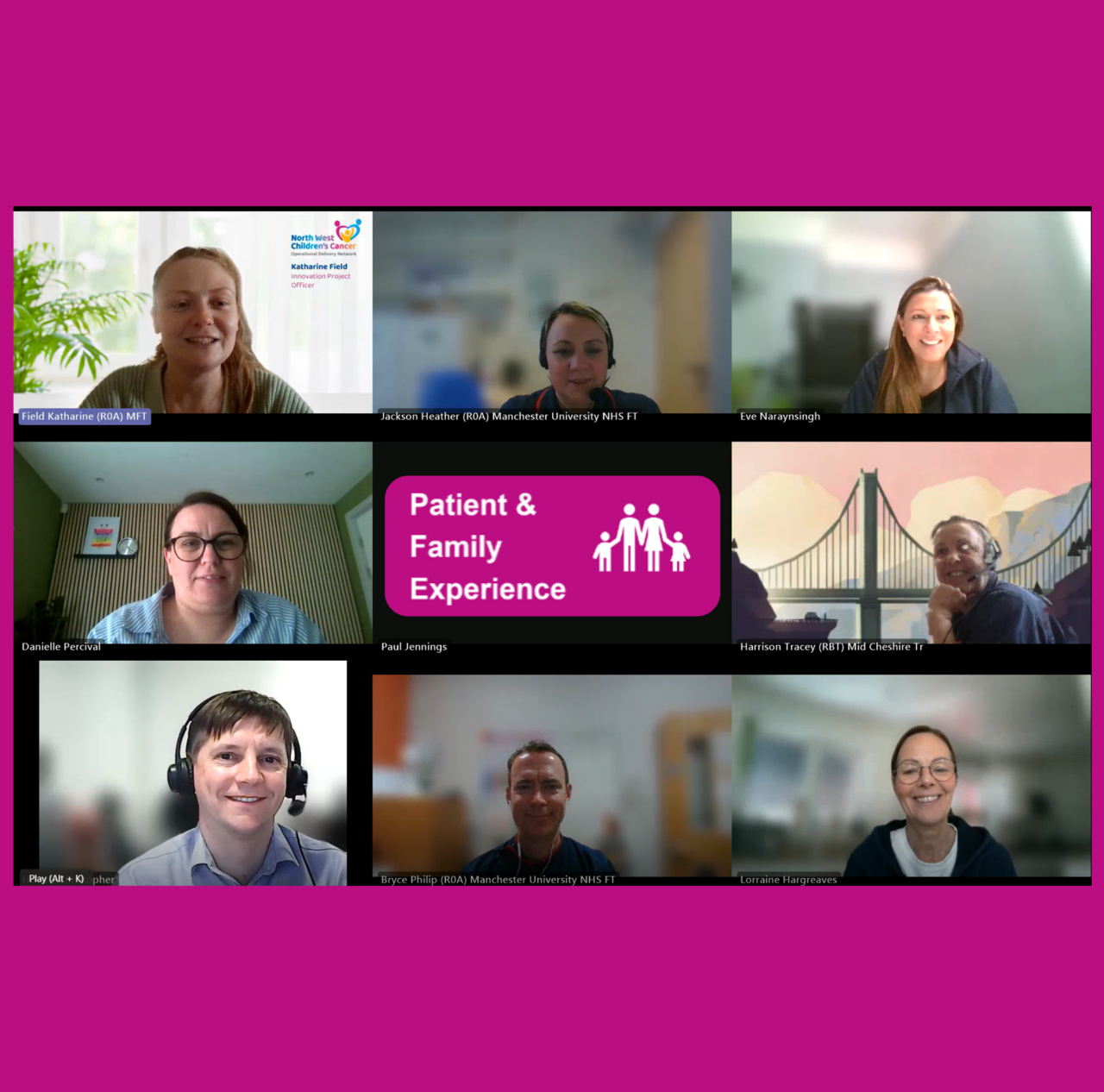 Patient & Family Experience - North West Children's Cancer Operational ...